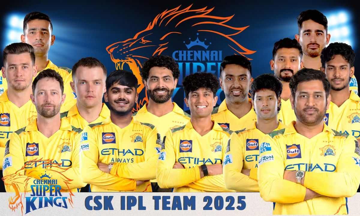 CSK Squad 2025 : List of New and Retained Players, IPl 2025