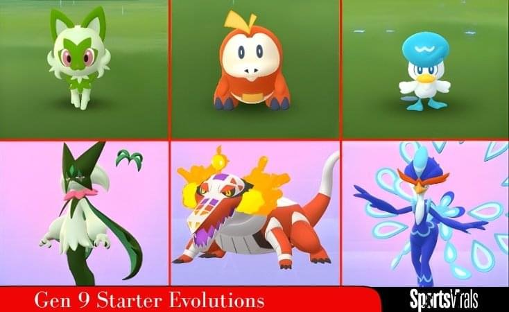 Gen 9 Starter Evolutions: Guide for Pokémon Scarlet and Violet